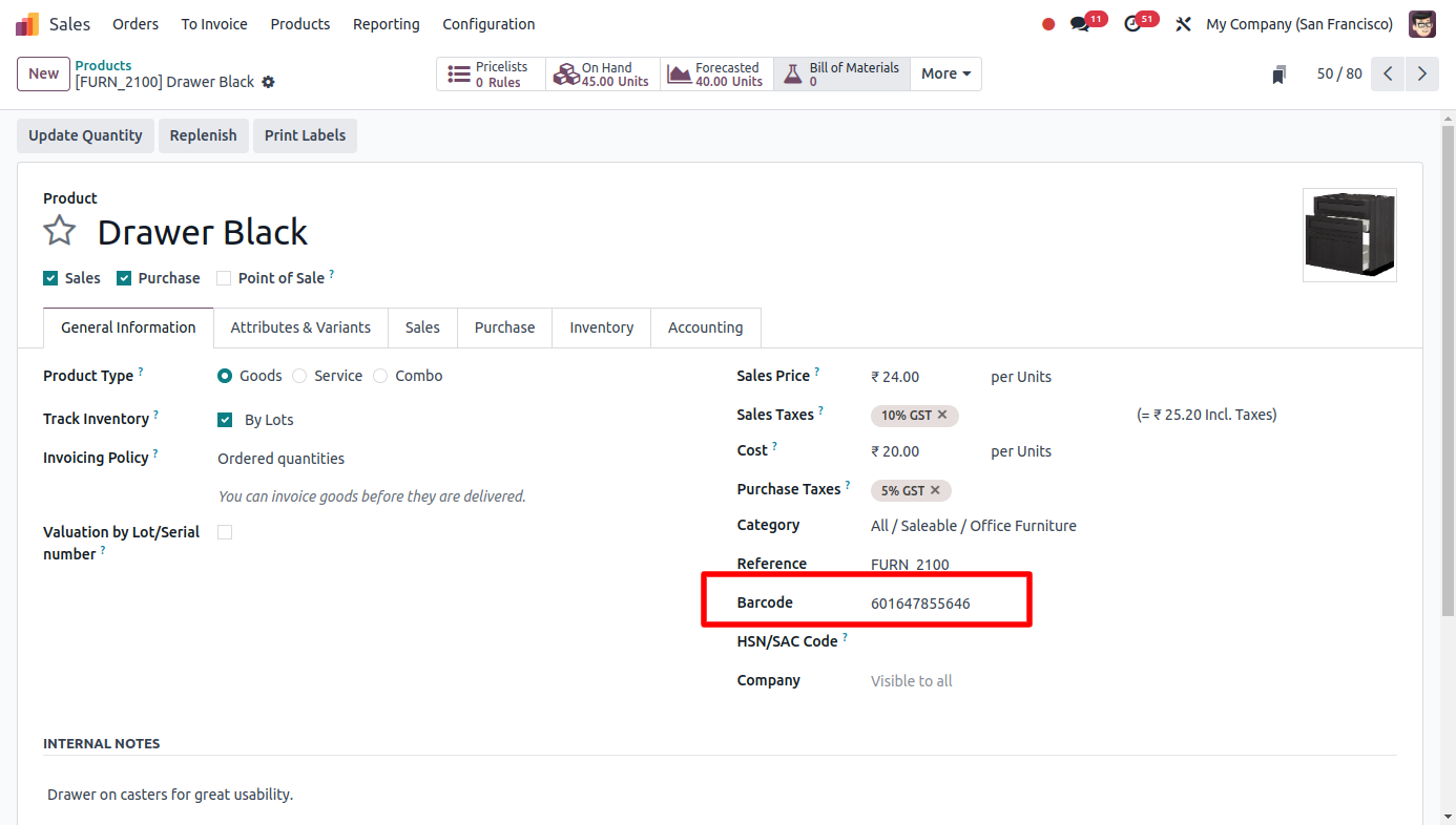 How to Create Barcode in Odoo 18 (Step-by-Step Guide)