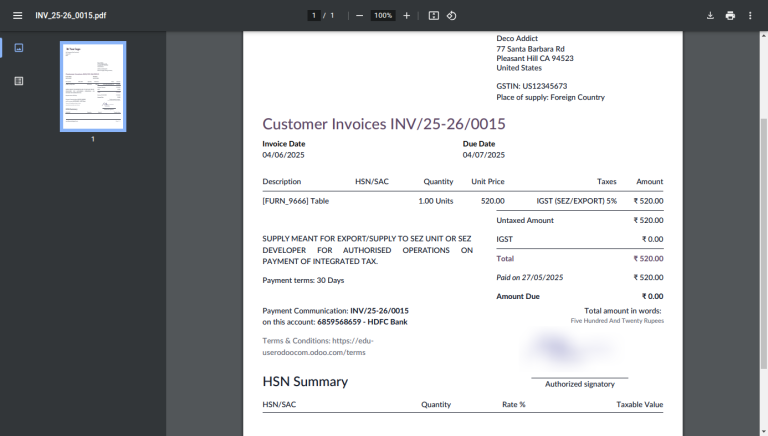 Create Customer Invoice in Odoo [Step by Step Guide]