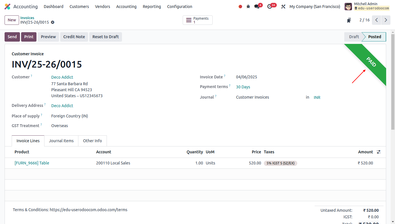 Create Customer Invoice in Odoo [Step by Step Guide]